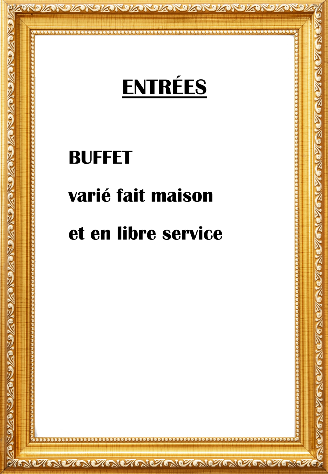Nos menus – Café Luce Brasserie